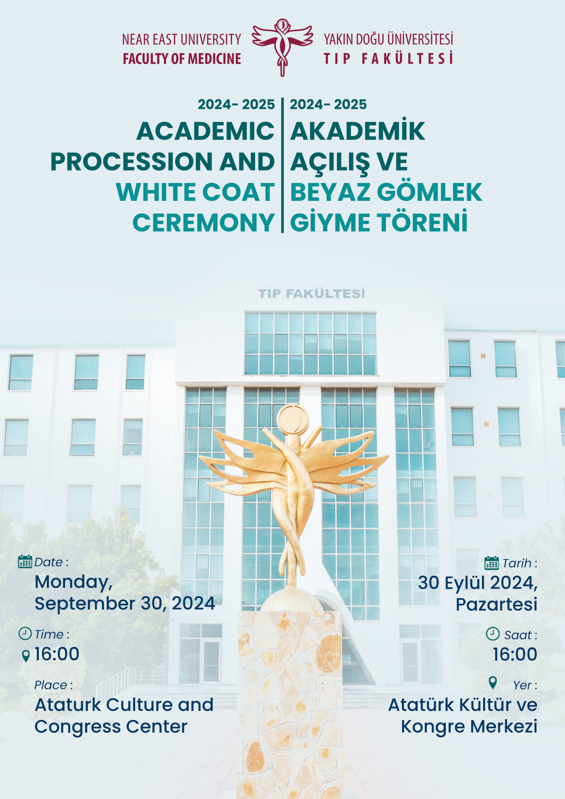 ACADEMIC PROCESSION AND WHITE COAT CEREMONY – NEU, Faculty of Medicine